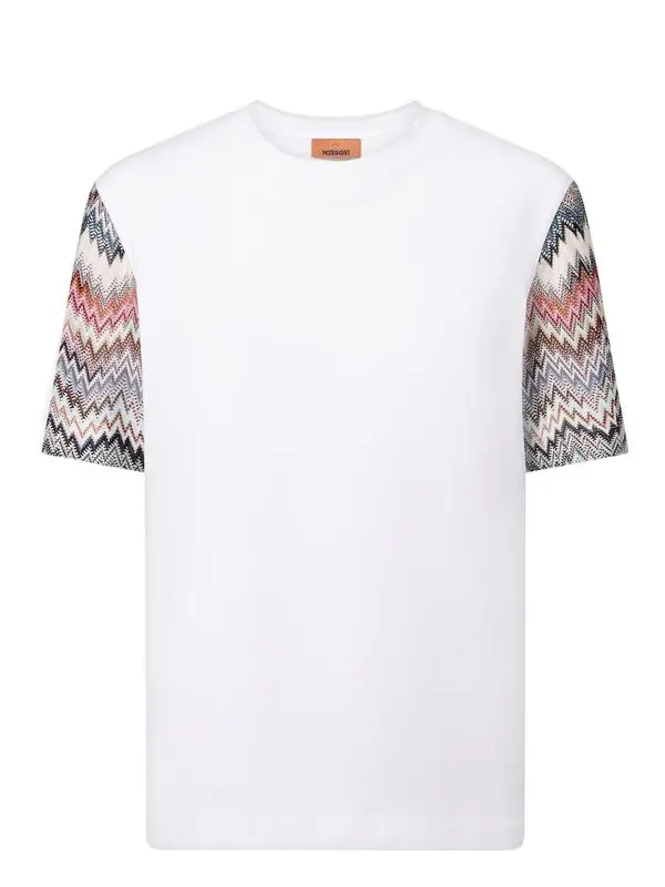Missoni Zigzag Cotton Jersey T-shirt - White