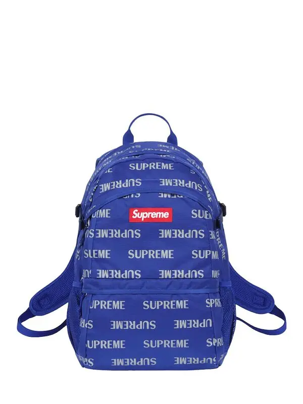 Supreme 3m Reflective Repeat Backpack - Blue