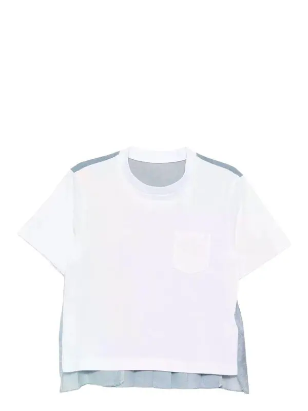 Sacai Pleated T-shirt - White