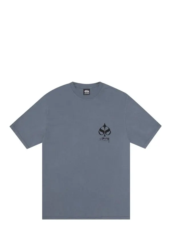 StÜssy Spade Pigment Dyed T-shirt - Blue