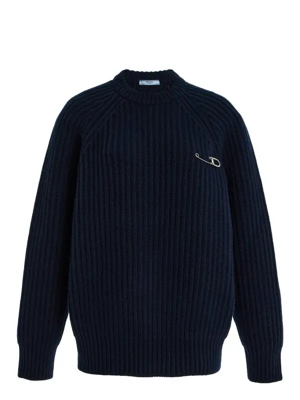 Prada Cashmere-wool Sweater - Navy