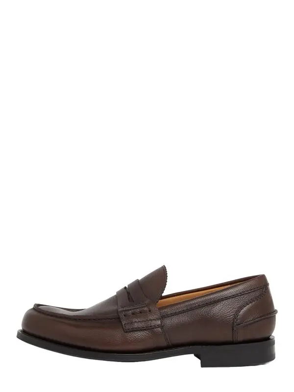 Church's Pembrey 2.0 Grained Leather Penny Loafers - Burnt