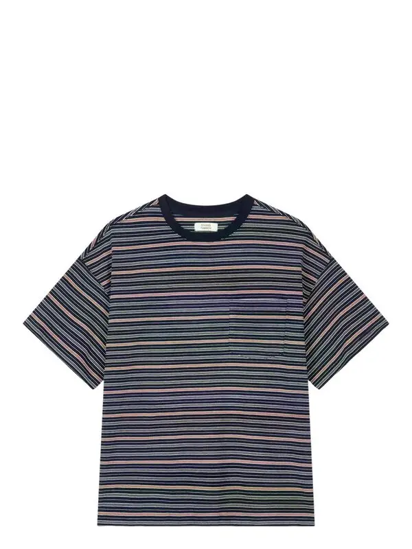 STUDIO TOMBOY Striped Pocket T-shirt - Blue
