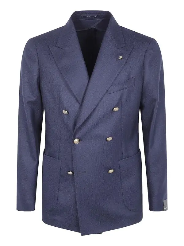 Tagliatore Double Breasted Jacket - Blue