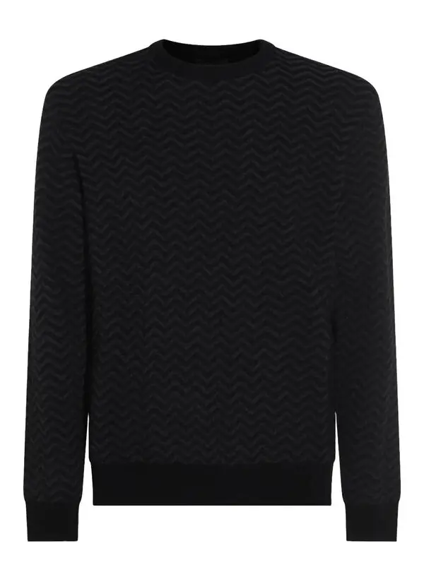 Giorgio Armani Crewneck Sweater - Black
