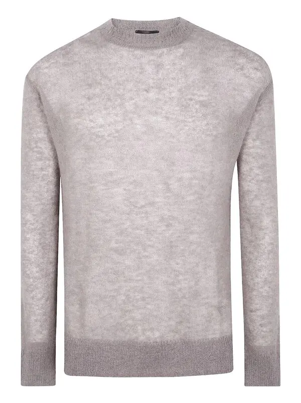 Emporio Armani Round Neck Sweater - Brown