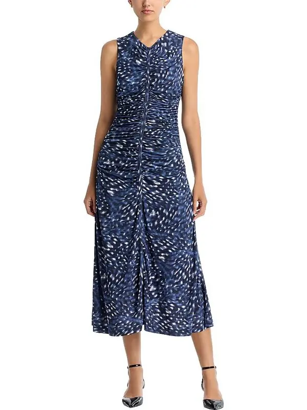 BOSS Elamo Printed Midi Dress - Open Misc