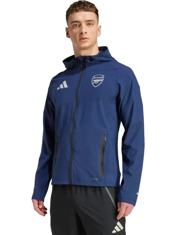 Adidas Arsenal Tiro 25 Competition Tech Travel Jacket - Night Indigo