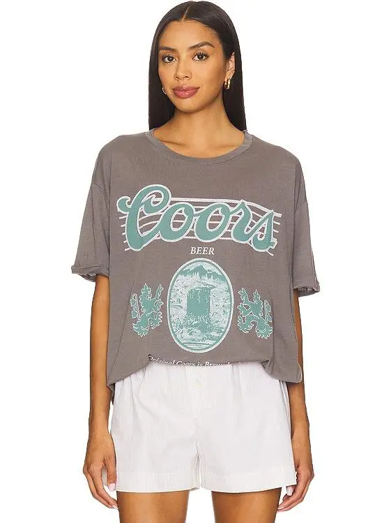 THE LAUNDRY ROOM Coors Oversized Tee - Gravity Grey