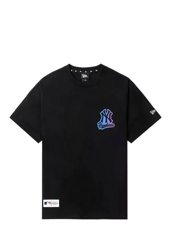 New Era Ombre-print Crew-neck T-shirt - Black