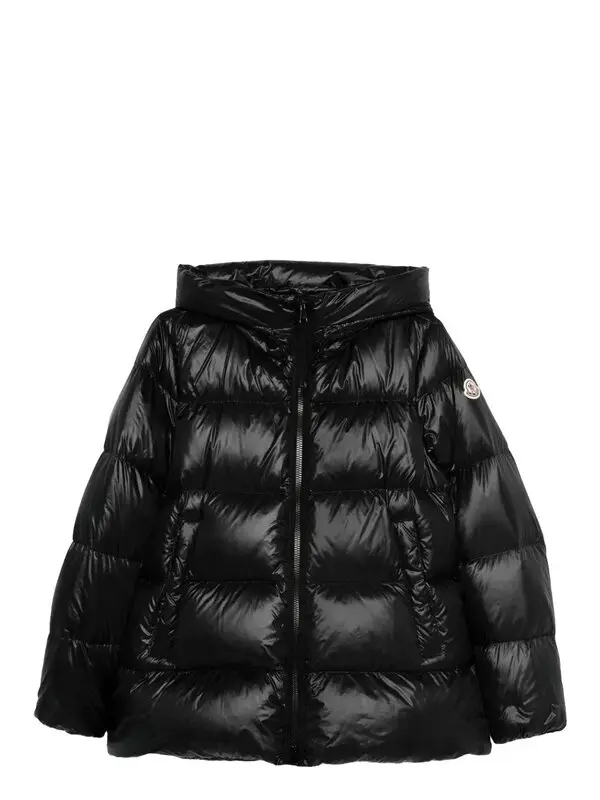 Moncler Serittes Hooded Puffer Coat - Black