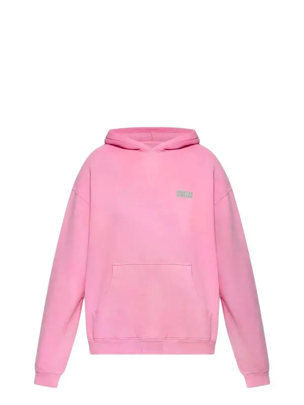 American Vintage Logo-printed Hoodie - Pink