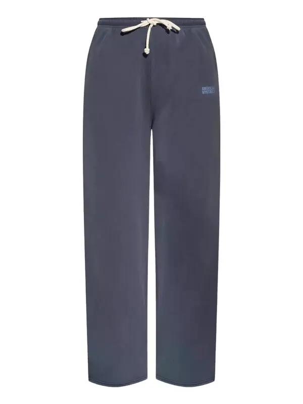 American Vintage Izubird Drawstring Trousers - Blue
