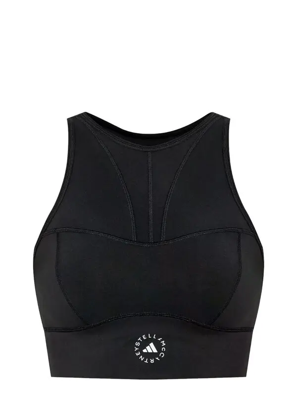 Adidas By Stella McCartney Halterneck Sports Bra - Black