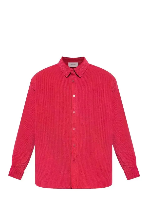 American Vintage Padow Corduroy Button-fastening Shirt - Red