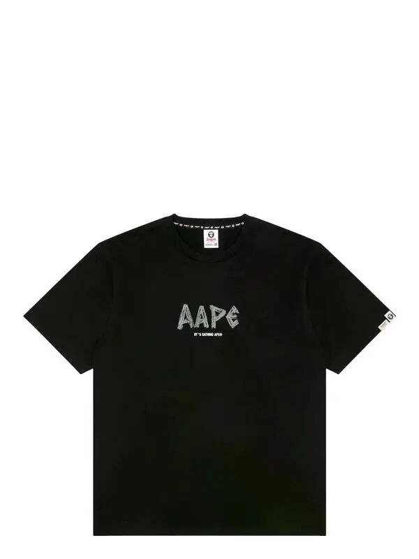 AAPE BY *A BATHING APE® Aape Universe Print T-shirt - Black