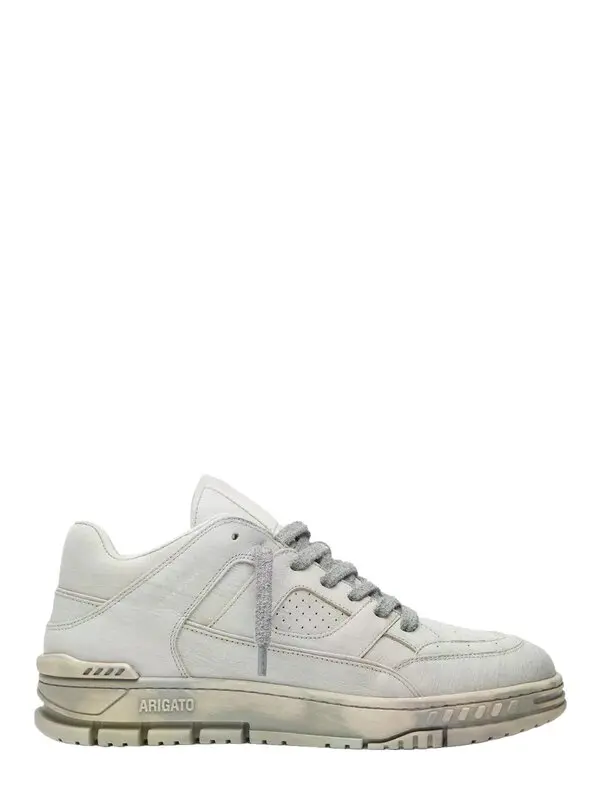 Axel Arigato Area Lo Perforated Leather Sneakers - Neutrals