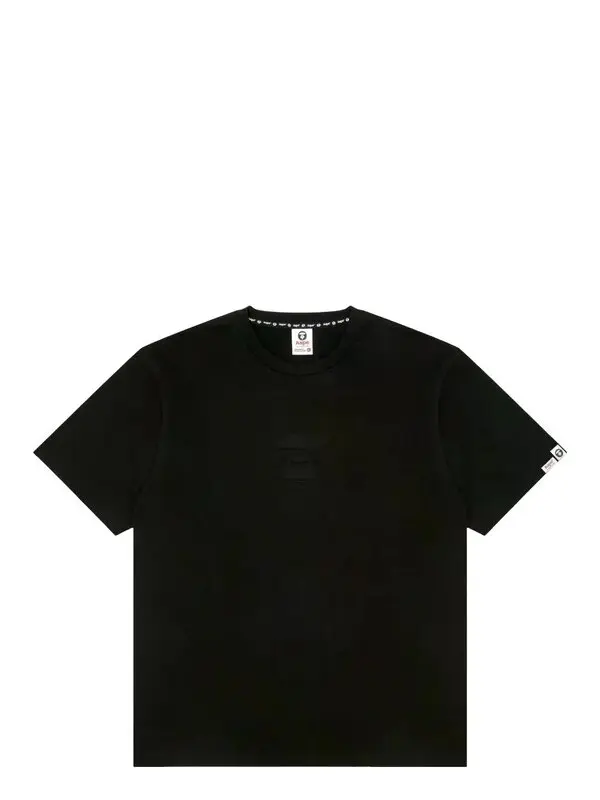 AAPE BY *A BATHING APE® Embossed-logo T-shirt - Black