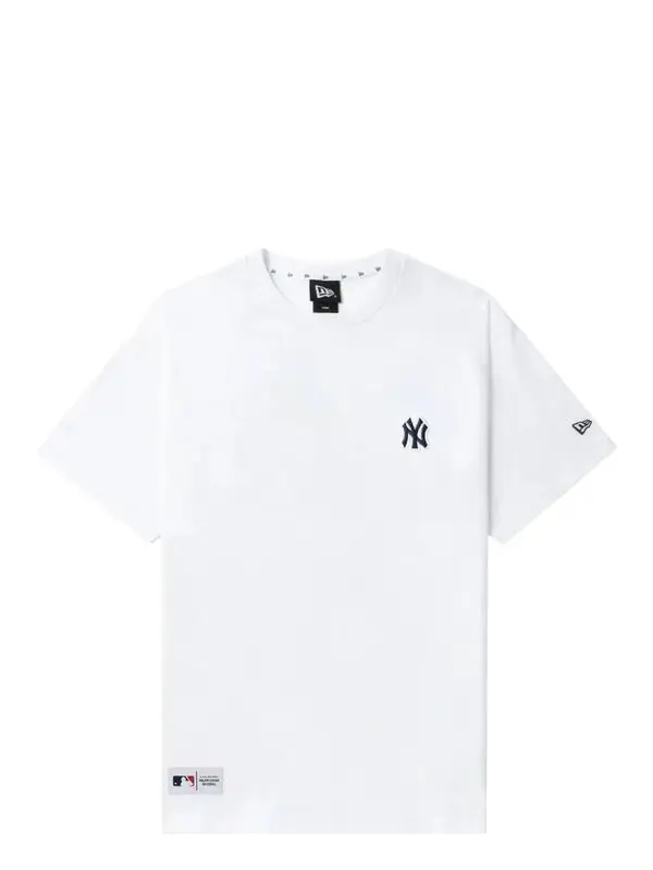 New Era Logo-patch Cotton T-shirt - White