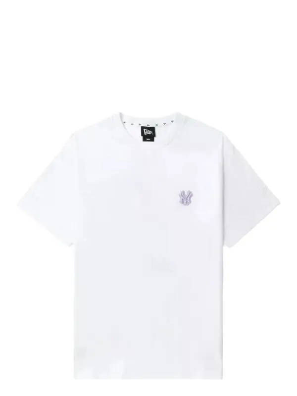 New Era Embroidered-logo T-shirt - White