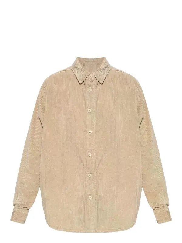American Vintage Padow Corduroy Button-down Shirt - Neutrals