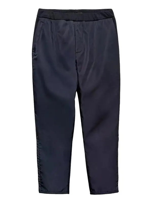 Prada Triangle-logo Trousers - Blue