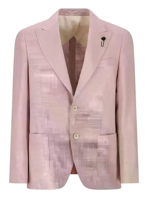 LARDINI Patch-pocket Blazer - Pink