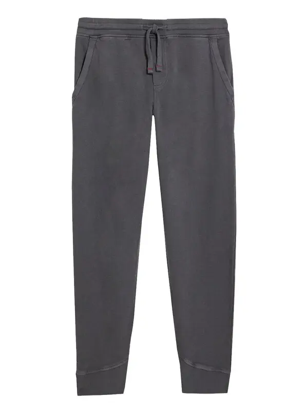 Orlebar Brown Duxbury French Cotton And Linenblend Terry Sweatpants - Anthracite