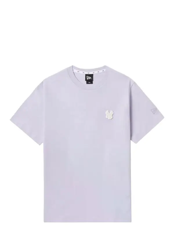 New Era Embroidered-logo T-shirt - Purple