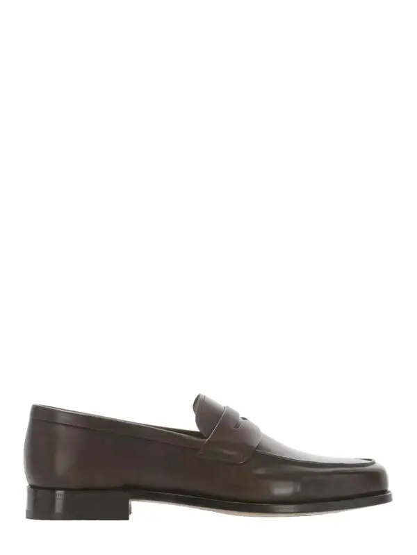 Church's Leather Penny Loafers - Brown