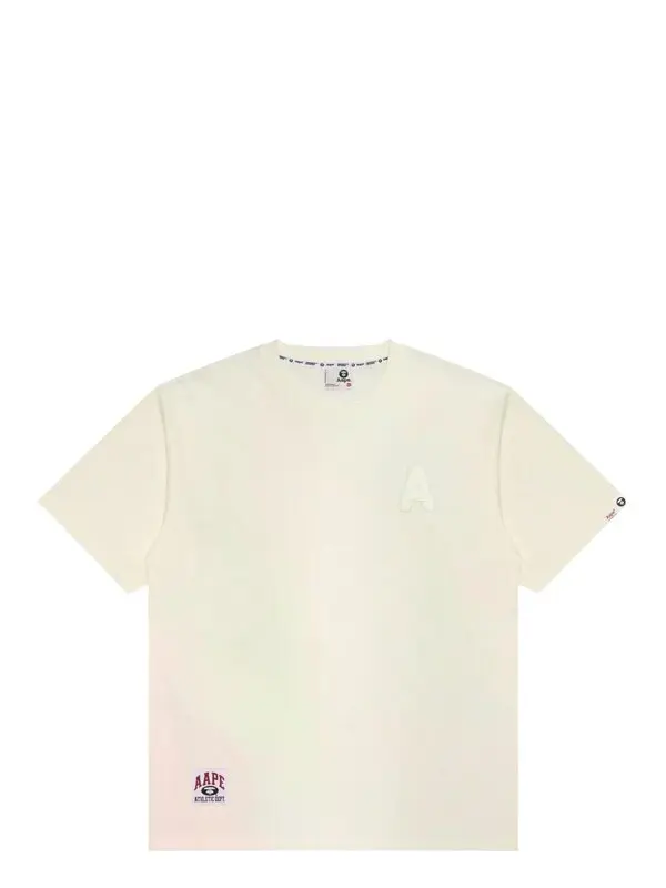 AAPE BY *A BATHING APE® Appliqué-embellished T-shirt - Neutrals