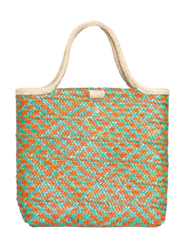 BRIGITTE Dandá Handwoven Beach Bag - Green