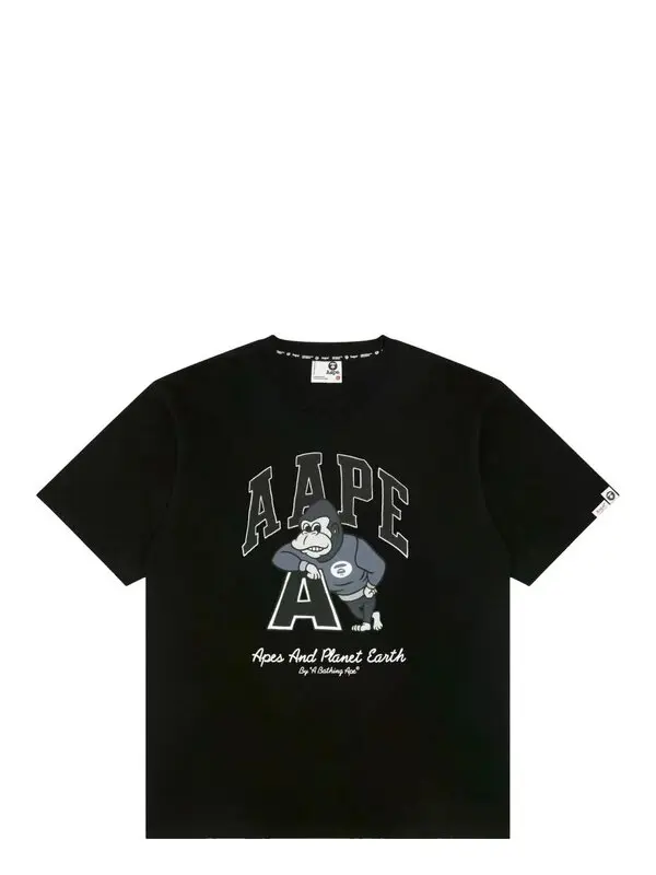 AAPE BY *A BATHING APE® Ape Graphic T-shirt - Black