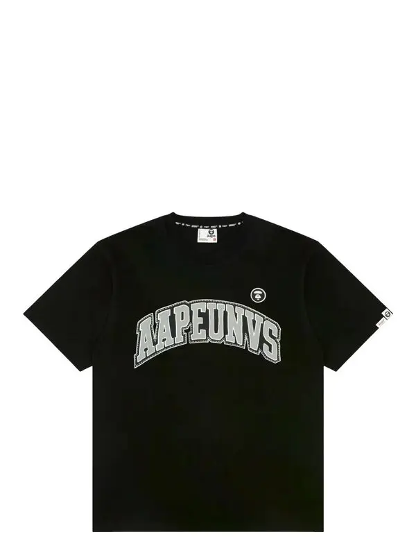 AAPE BY *A BATHING APE® Ape University-style T-shirt - Black