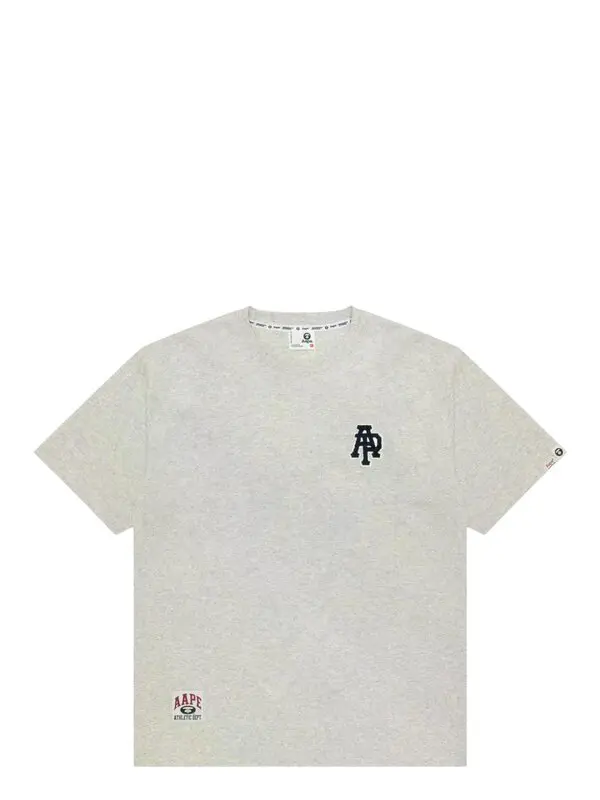 AAPE BY *A BATHING APE® Logo-print Cotton T-shirt - Grey