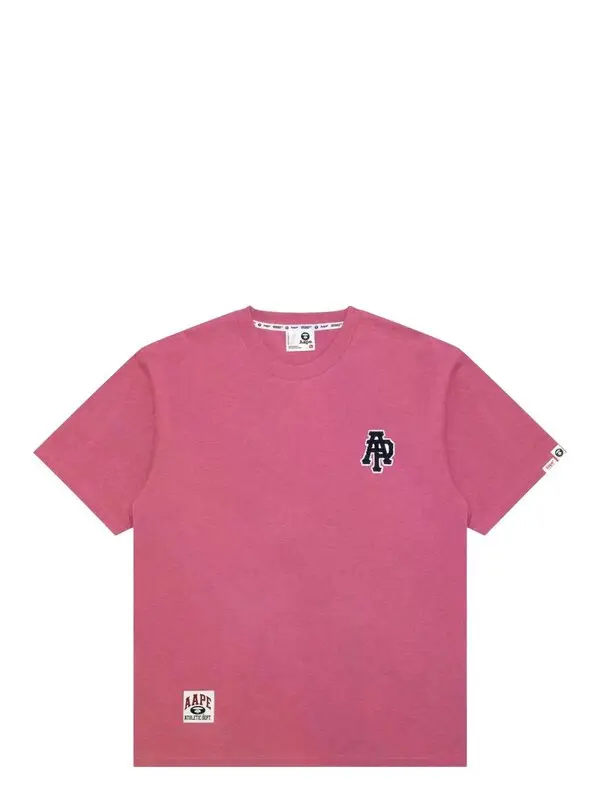 AAPE BY *A BATHING APE® Logo-print Cotton T-shirt - Pink