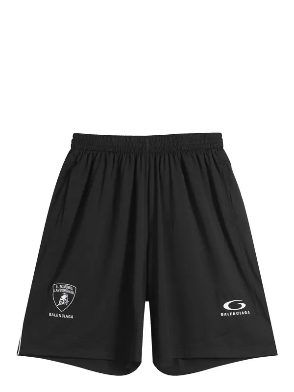 Balenciaga Automobili Lamborghini Baggy Shorts - Black