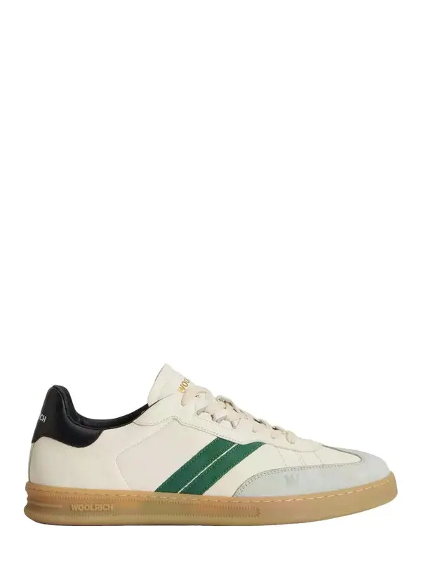 Woolrich Leather Stripe Sneakers - Neutrals