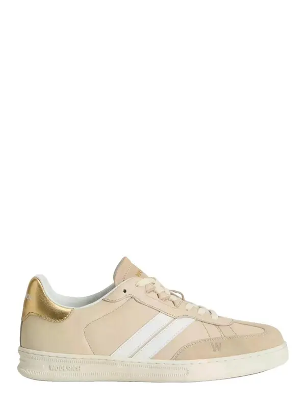 Woolrich Leather Stripe Sneakers - Neutrals