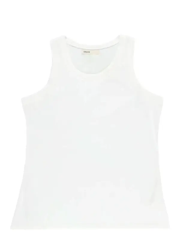 Khaite Round-neck Vest - White