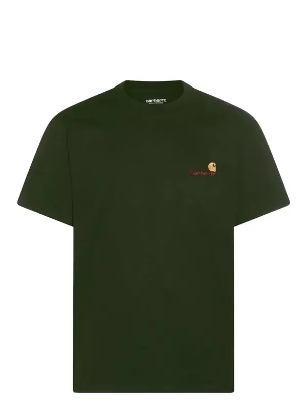 Carhartt Work In Progress Logo-embroidered T-shirt - Green