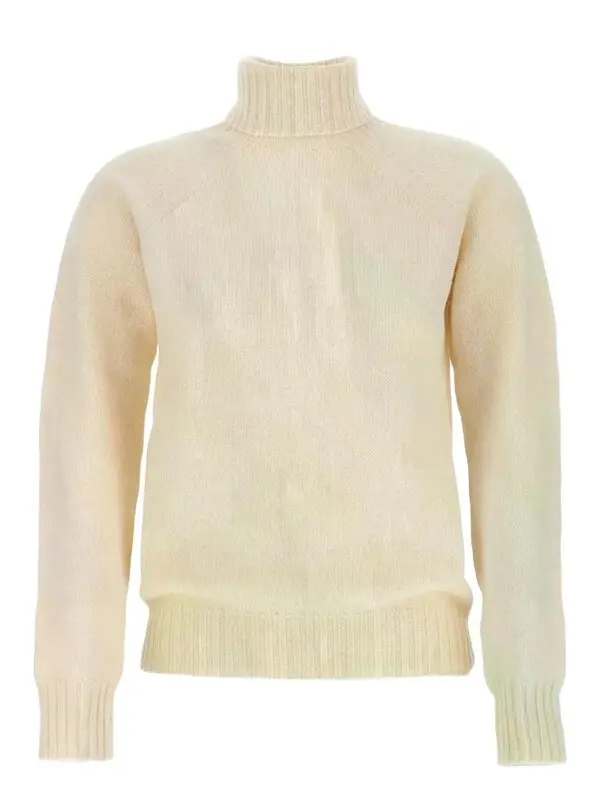 DRUMOHR Wool Turtleneck Sweater - White