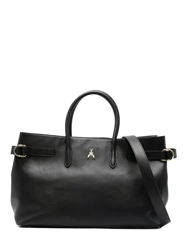 Patrizia Pepe Business Leather Tote Bag - Black