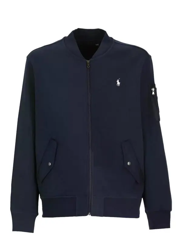 Polo Ralph Lauren Zipped Pocketed Sweatshirt - Blue