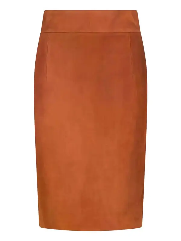 Tagliatore Pencil Midi Skirt - Brown