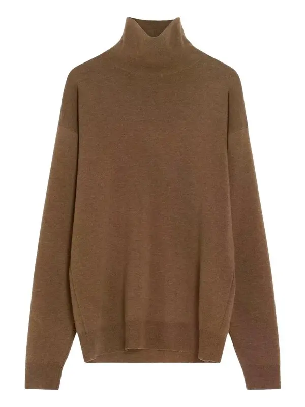 LEMAIRE Crew-neck Sweater - Brown