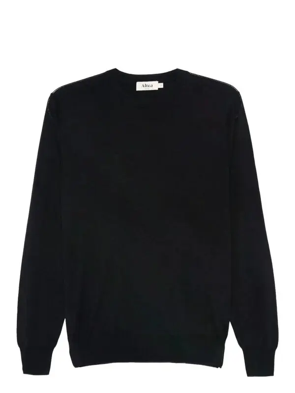 Altea Wool Crew-neck Sweater - Blue