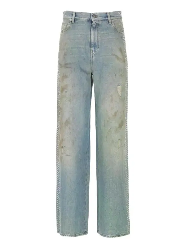 GOLDEN GOOSE Side-studded Jeans - Blue