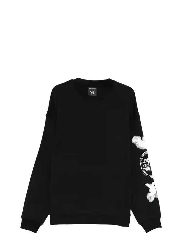 Y3 Crew-neck Sweatshirt - Black