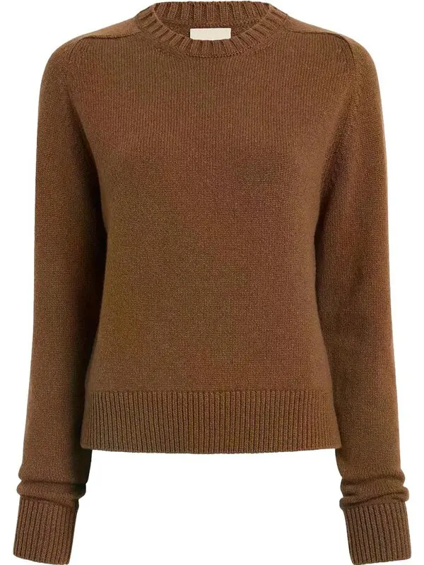Khaite Nera Long-sleeve Sweater - Brown